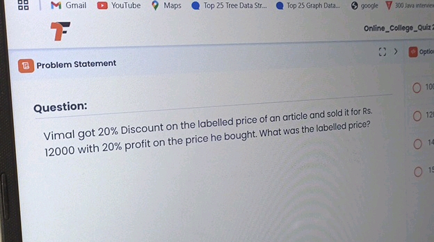 Gmail YouTube Maps Top 25 Tree Data Str Top | StudyX