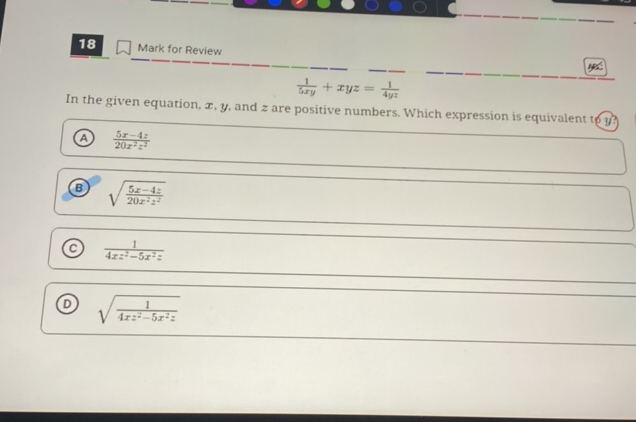 In the given equation 15xy + xyz = 14yz x y | StudyX