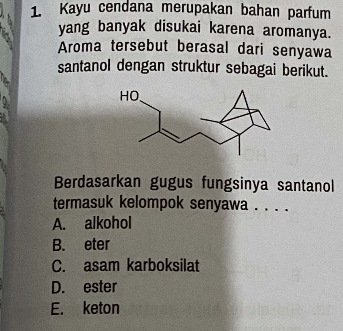 Kayu cendana merupakan bahan parfum yang | StudyX