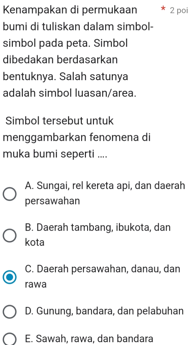 Kenampakan di permukaan bumi di tuliskan | StudyX