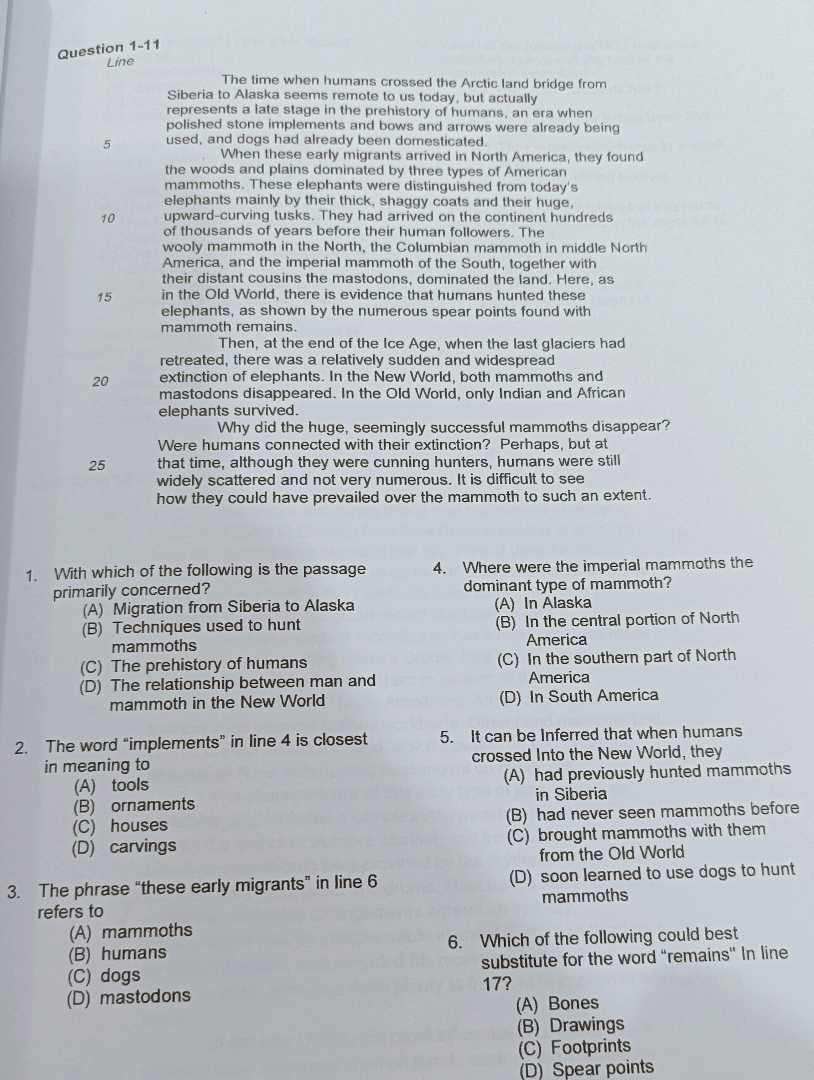 Question 1-11 Line 5 10 15 20 25 The time | StudyX