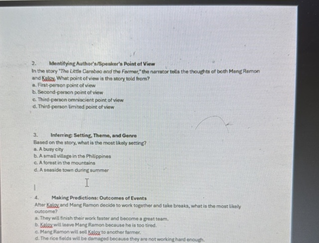 2 Identifying Authors/Speakers Point of View | StudyX