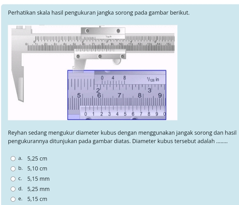 Perhatikan skala hasil pengukuran jangka | StudyX