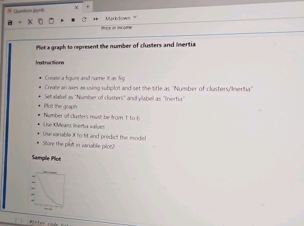 Plot a graph to represent the number of | StudyX