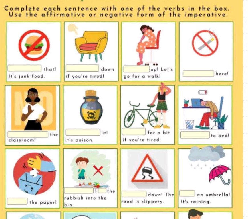 Complete each sentence with one of the verbs | StudyX