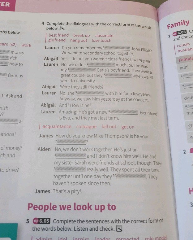 4 Complete the dialogues with the correct | StudyX