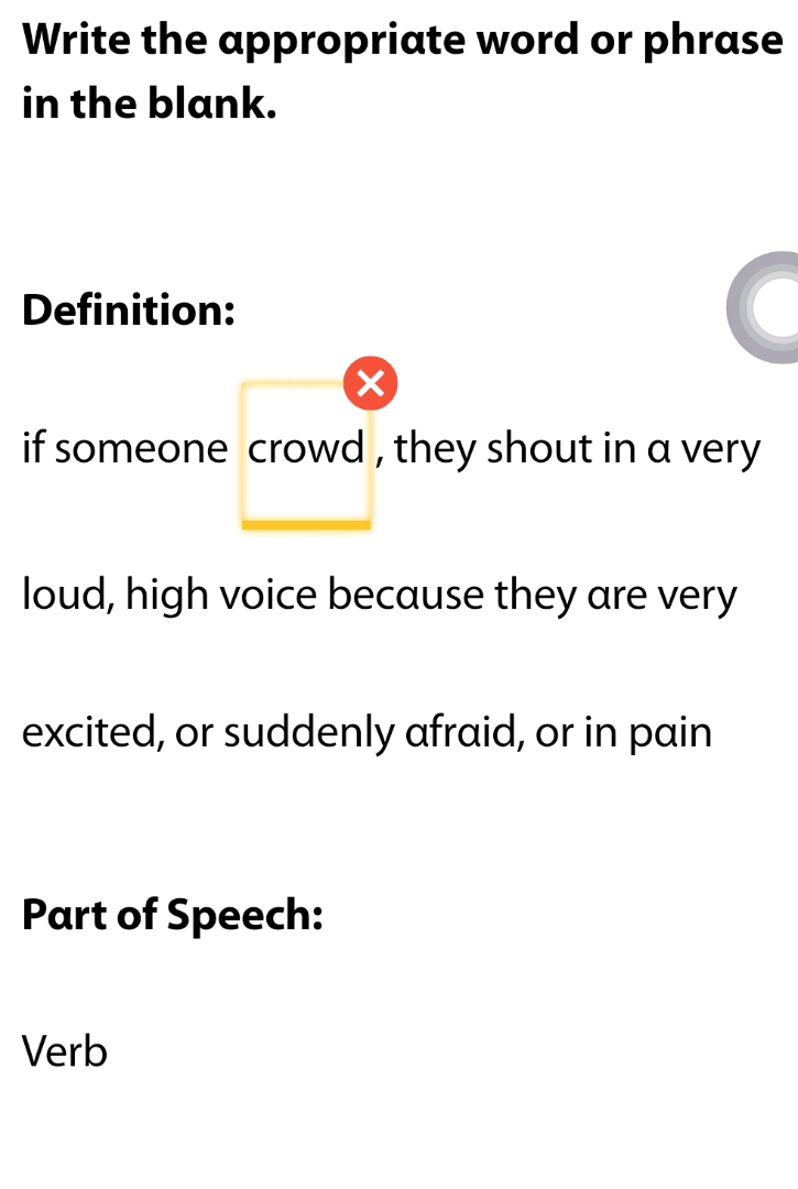 Write the appropriate word or phrase in the | StudyX