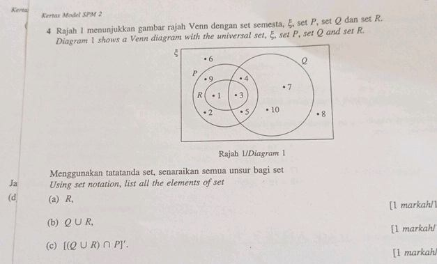 Kertay Kernas Model SPM 2 4 Rajah 1 | StudyX