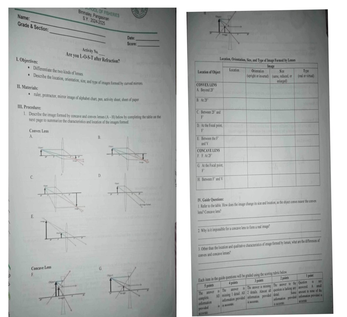 I Objectives Differentiate the two kinds of | StudyX