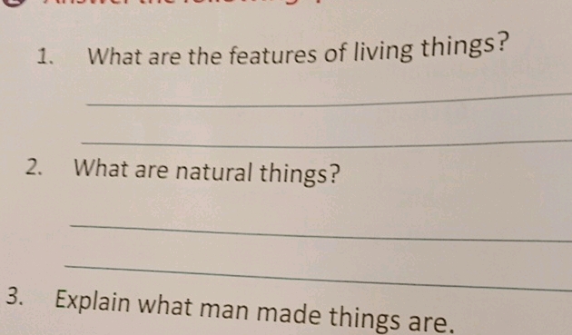 1 What are the features of living things 2 | StudyX