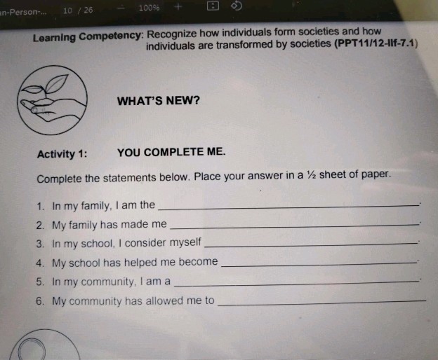 Learning Competency Recognize how | StudyX