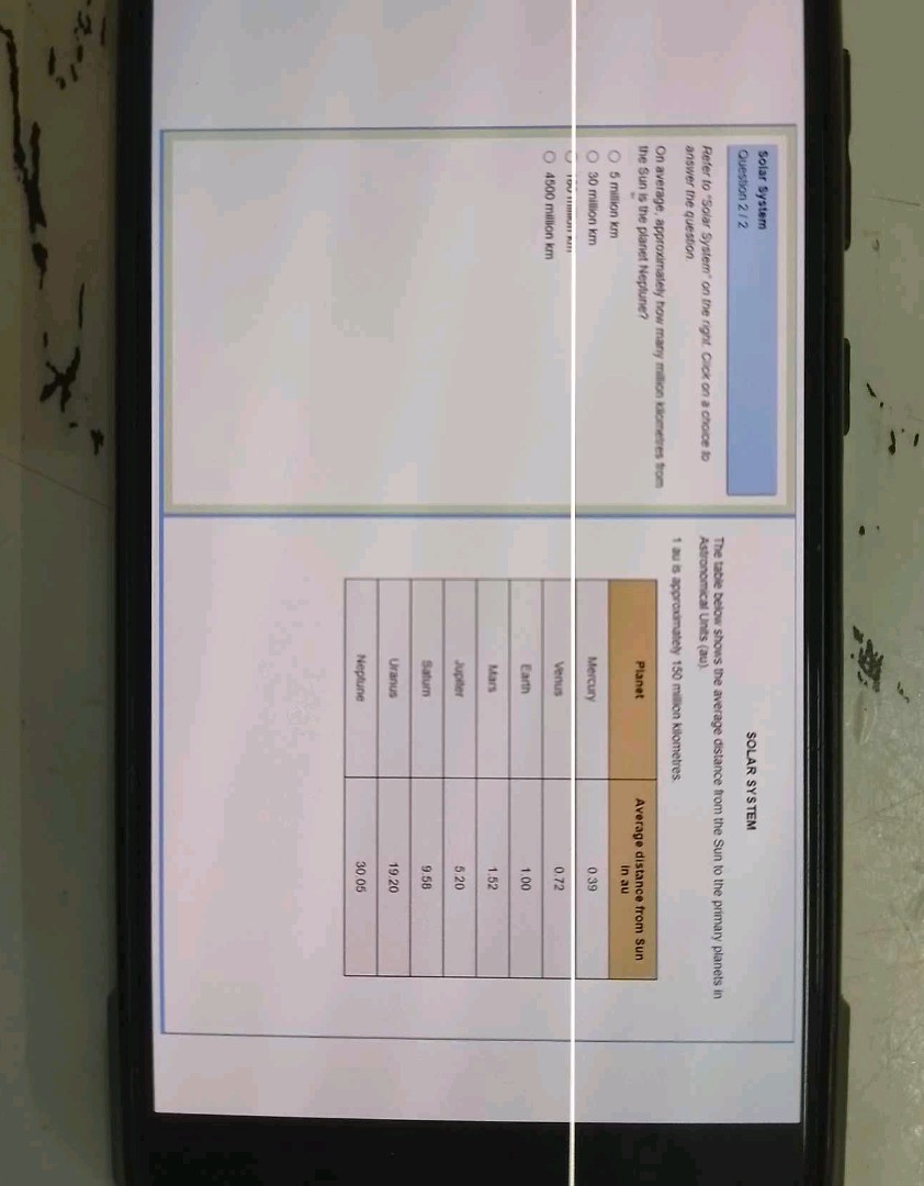 Refer to Solar System on the right Click on | StudyX
