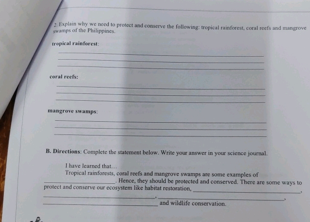2 Explain why we need to protect and | StudyX