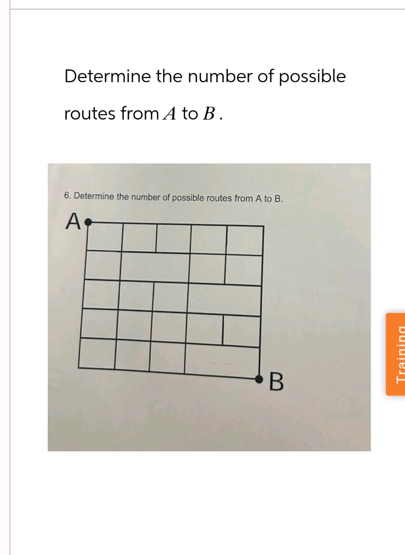Determine the number of possible routes | StudyX