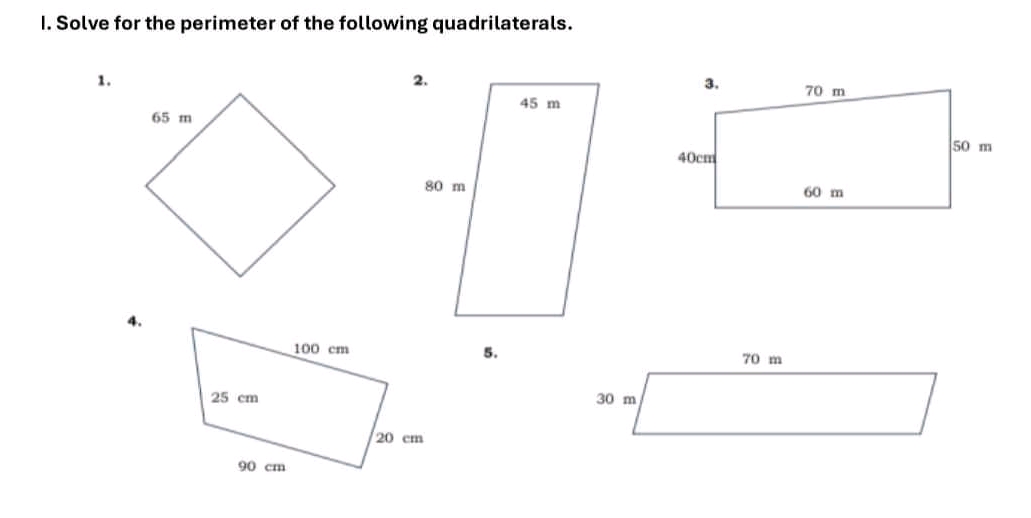 I Solve for the perimeter of the following | StudyX