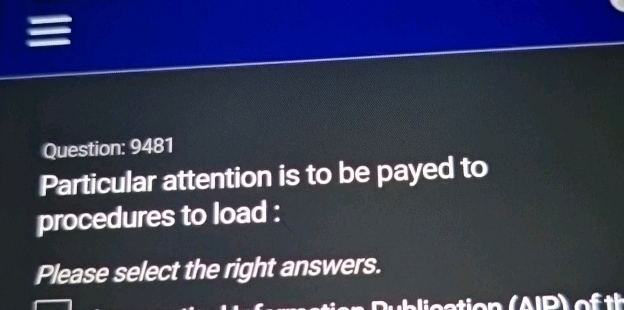 Question 9481 Particular attention is to be | StudyX