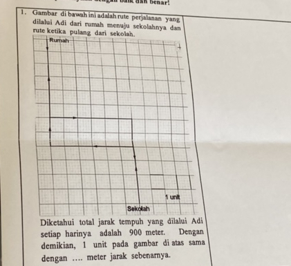 benar 1 Gambar di bawah ini adalah rute | StudyX