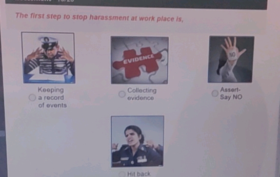 The first step to stop harassment at work | StudyX