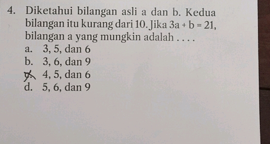4 Diketahui bilangan asli a dan b Kedua | StudyX