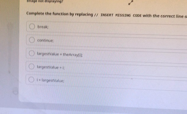 Complete the function by replacing // | StudyX