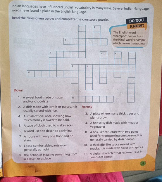 Indian languages have influenced English | StudyX