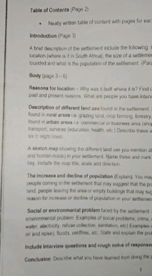 Table of Contents (Page 2) - Neatly written | StudyX
