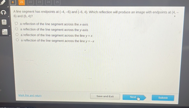 21 22 23 24 25 A line segment has endpoints | StudyX