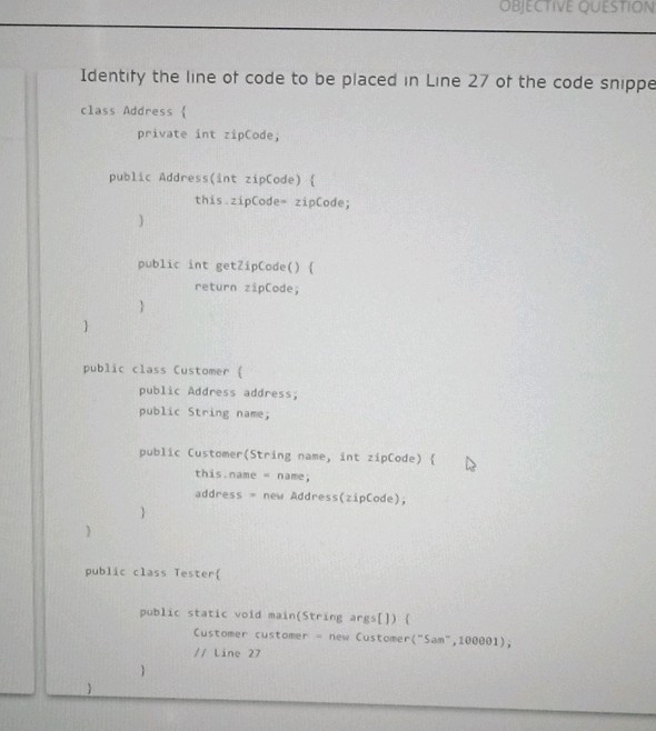 OBJECTIVE QUESTION Identity the line of | StudyX