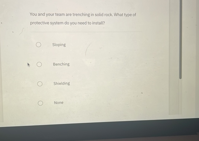You and your team are trenching in solid | StudyX