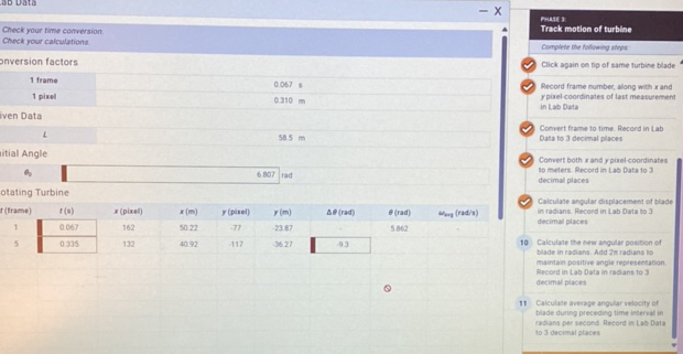 ab Data Check your time conversion Check | StudyX