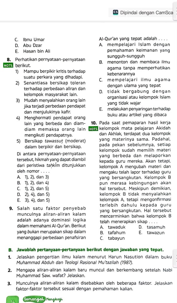 CS Dipindai dengan CamSca C Ibnu Umar D Abu | StudyX