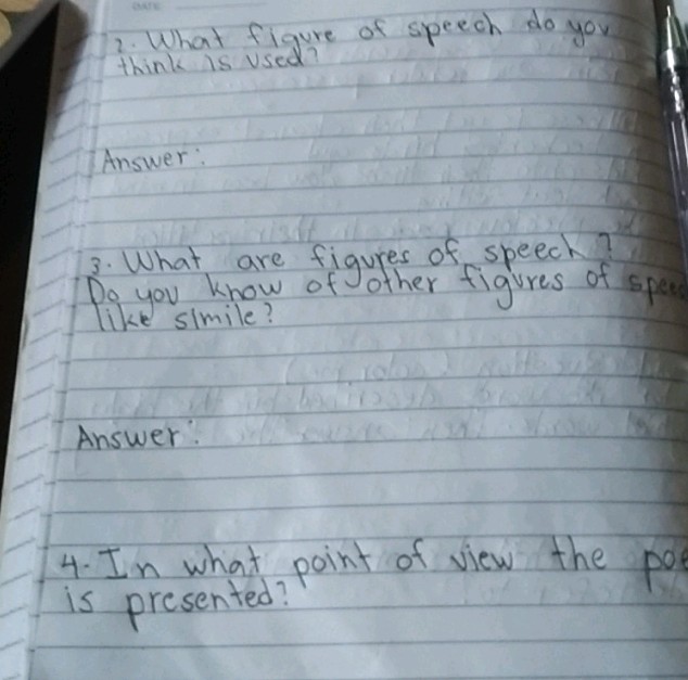 2 What figure of speech do you think is | StudyX