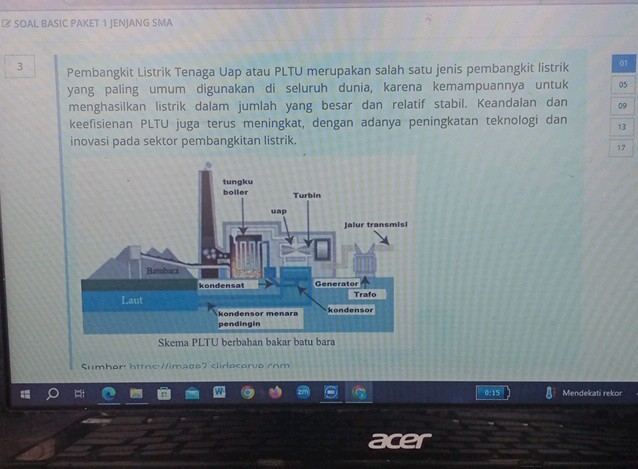 SOAL BASIC PAKET 1 JENJANG SMA 3 Pembangkit | StudyX