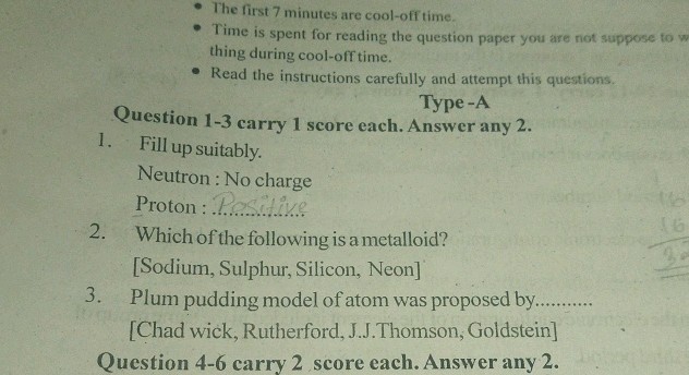 - The first 7 minutes are cool-off time - | StudyX