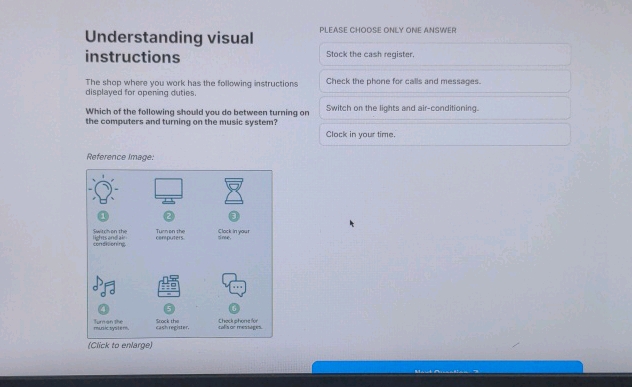 Understanding visual instructions The shop | StudyX