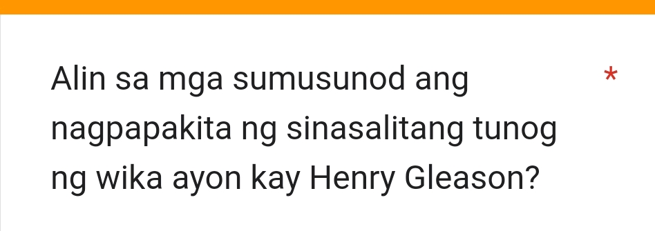 Alin sa mga sumusunod ang nagpapakita ng | StudyX
