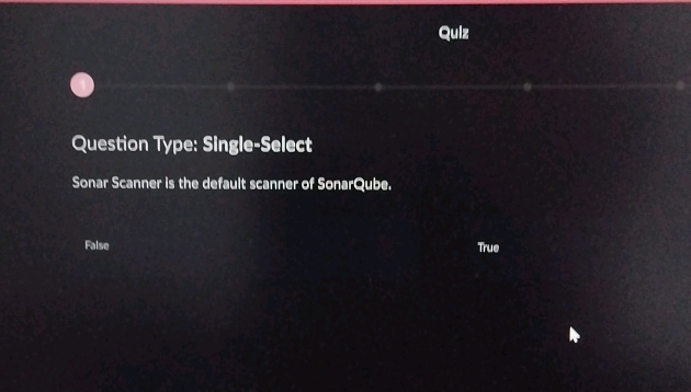 Qulz Question Type Single-Select Sonar | StudyX