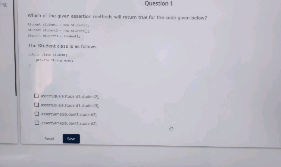 Question 1 Which of the given assertion | StudyX