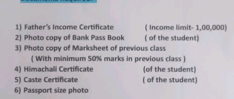1) Fathers Income Certificate ( Income | StudyX