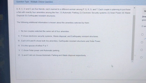 Question Type Mutiple Choice Question A B C | StudyX
