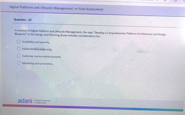 Digital Platforms and Lifecycle Management | StudyX