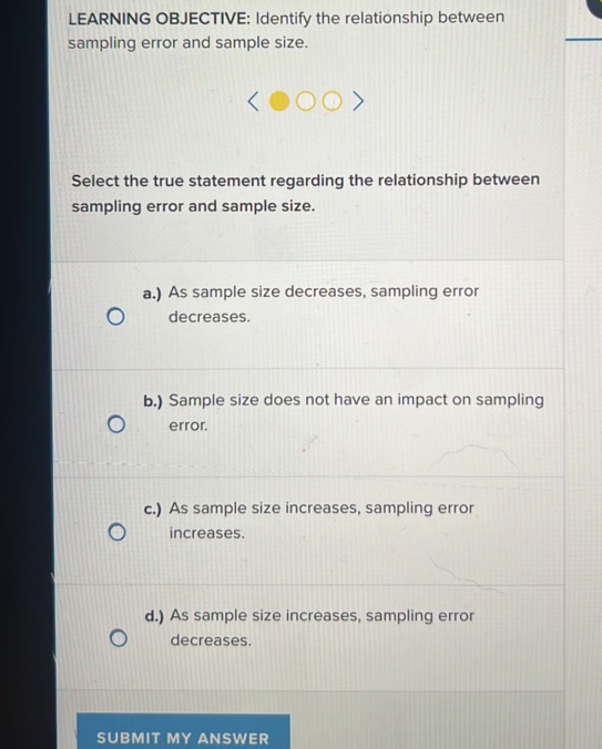 LEARNING OBJECTIVE Identify the | StudyX