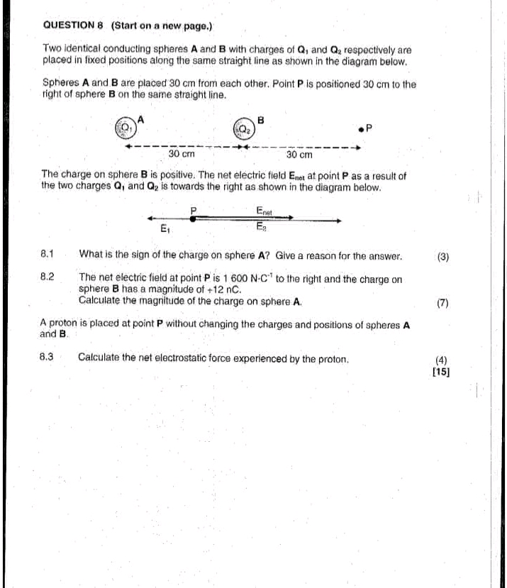 QUESTION 8 (Start on a new page) Two | StudyX