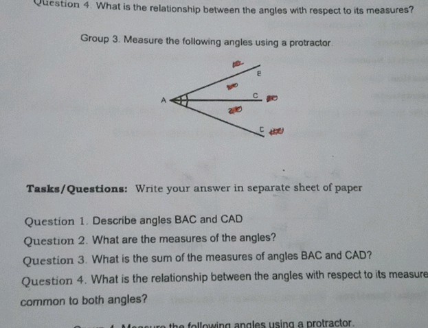 Question 4 What is the relationship between | StudyX
