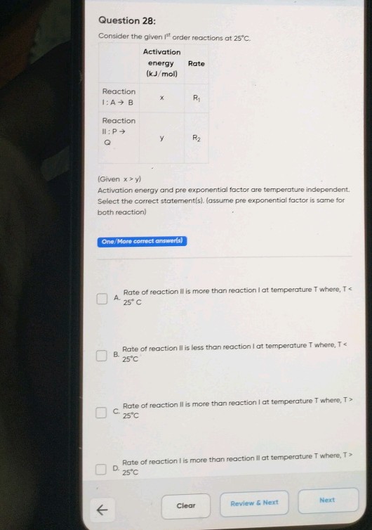 Question 28 Consider the given Itt order | StudyX