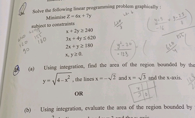 64 Solve the following linear programming | StudyX