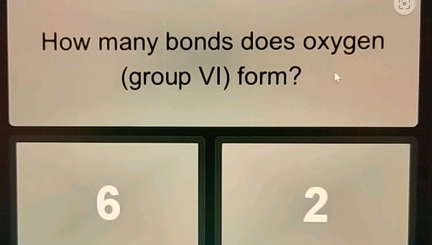 How many bonds does oxygen (group VI) form | StudyX
