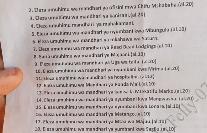 2 Eleza umuhimu wa mandhari ya ofisini mwa | StudyX