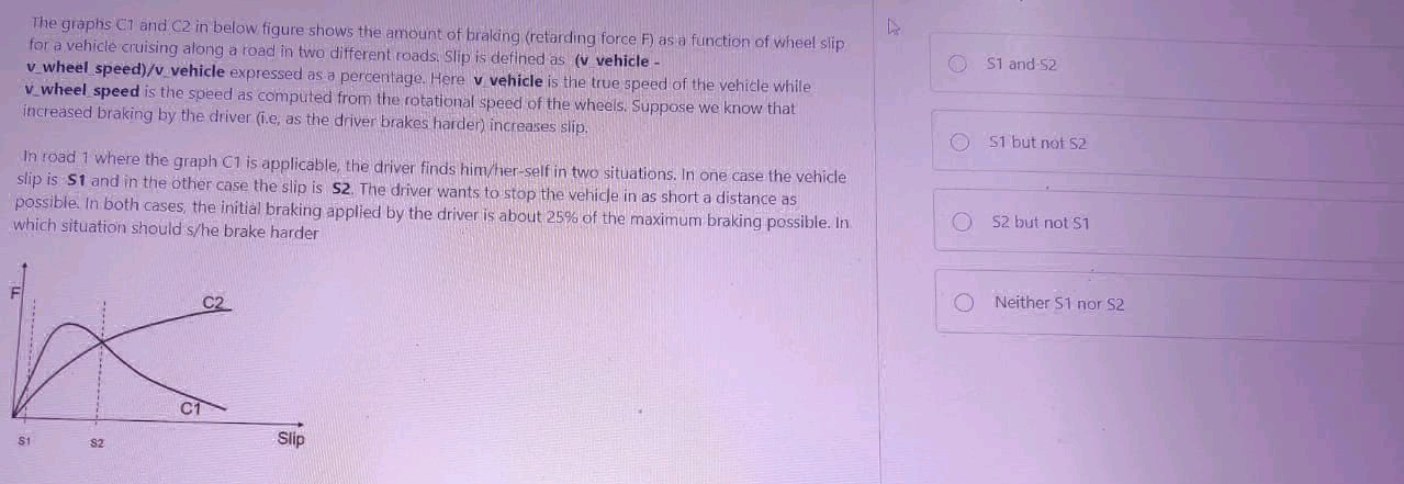 The graphs C1 and C2 in below figure shows | StudyX