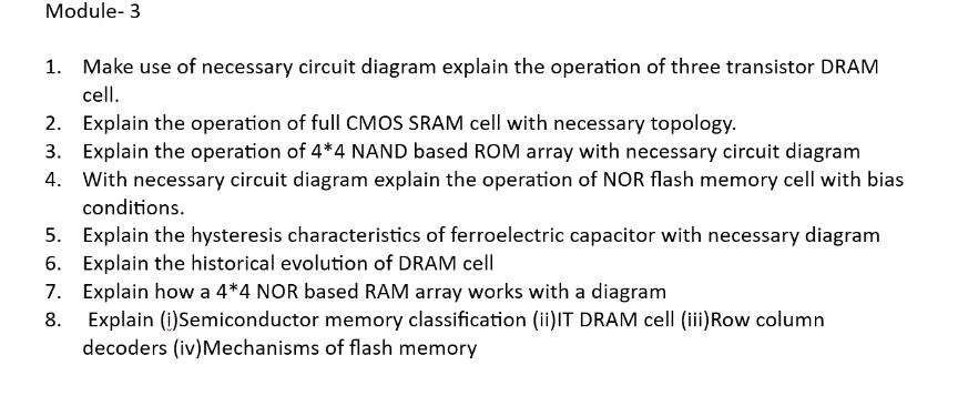 Module- 3 1 Make use of necessary circuit | StudyX